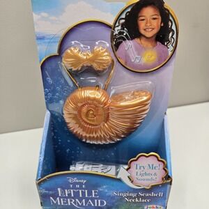 Jewelry | Necklace The Little Mermaid Ariel Seashell Singing Lightup ...